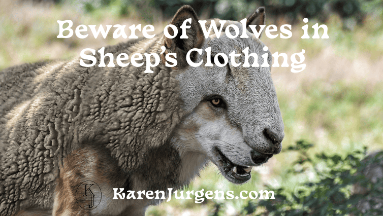 Beware of Wolves in Sheep's Clothing - Karen Jurgens